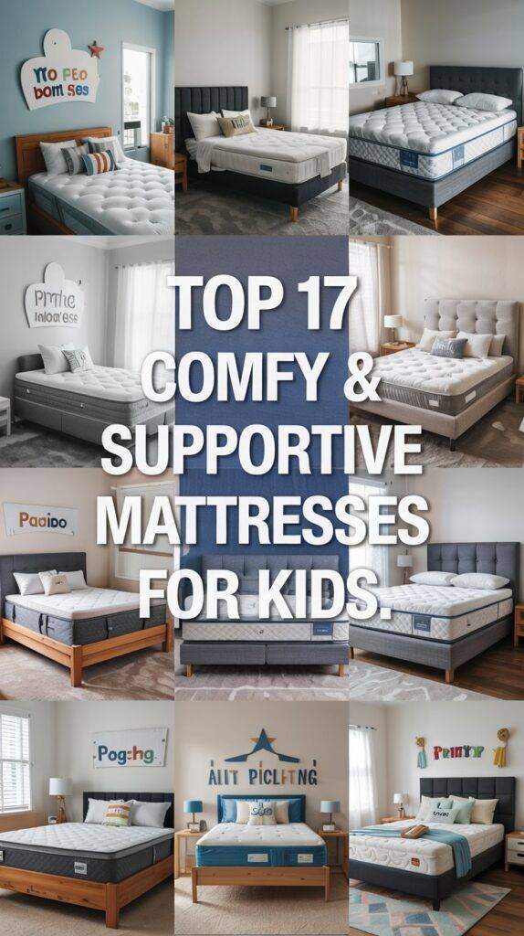 Top 17 Mattresses for Kids 5–12 for Comfort, Support & Growth